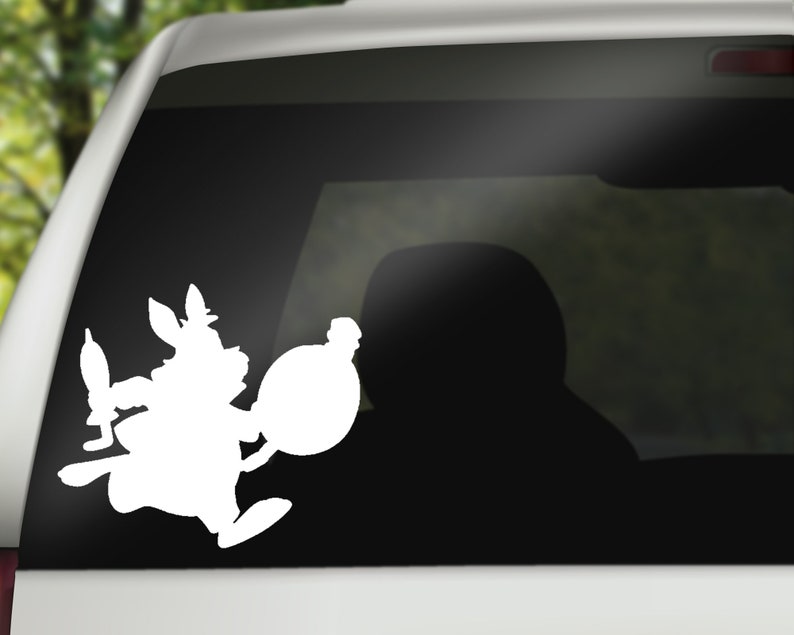 March Hare Decal Alice in Wonderland Decal Car Decal Wall - Etsy