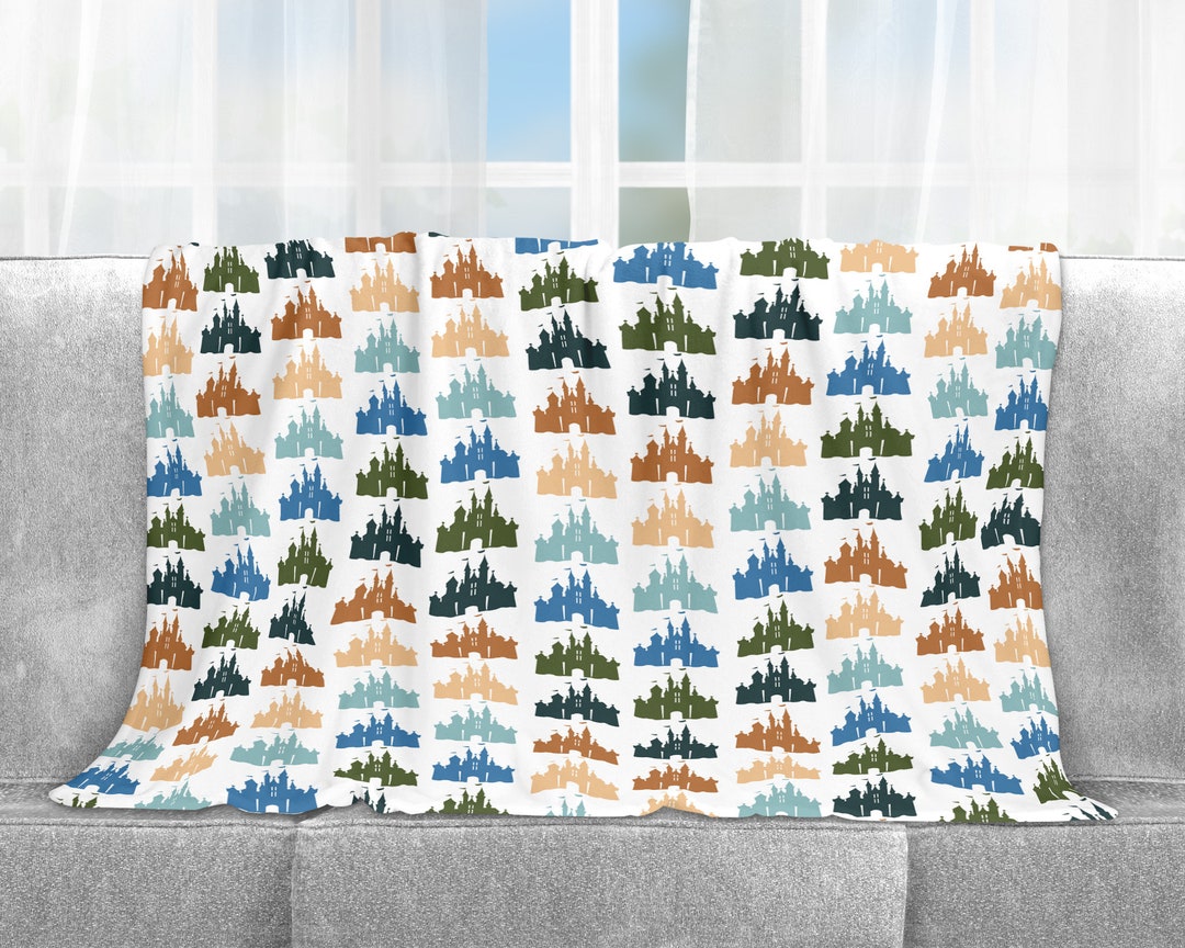 Castle Blanket, Blanket, Throw Blanket, Home Decor, Gift, Fleece ...