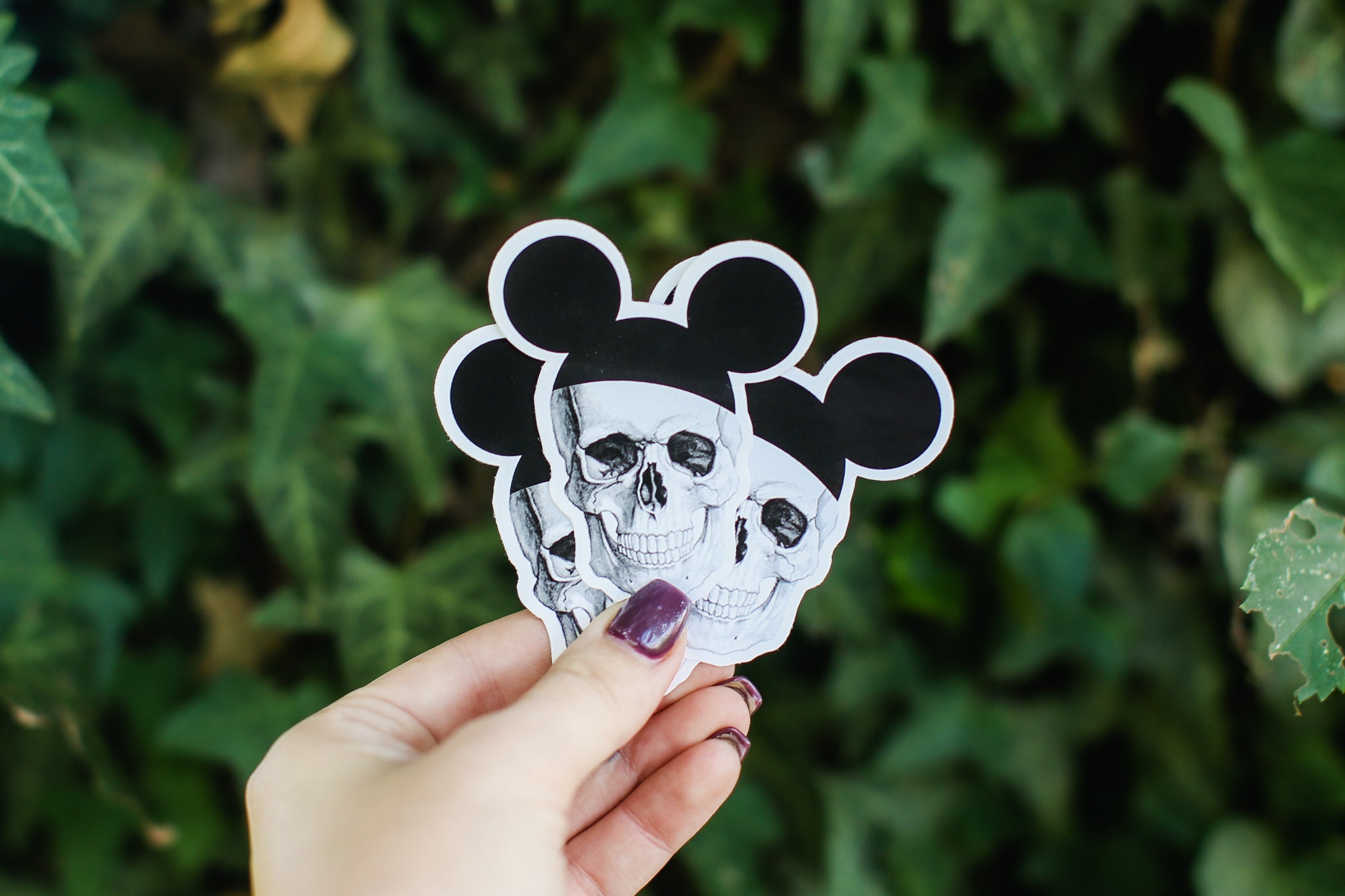 Halloween Sticker, Mouseketeer Skeleton Sticker, Funny Sticker, Gift ...