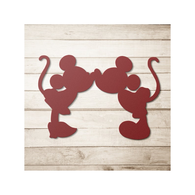 Kissing Mouse Metal Wall Decor, Metal Decor, Metal Wall Hanging, Decor ...
