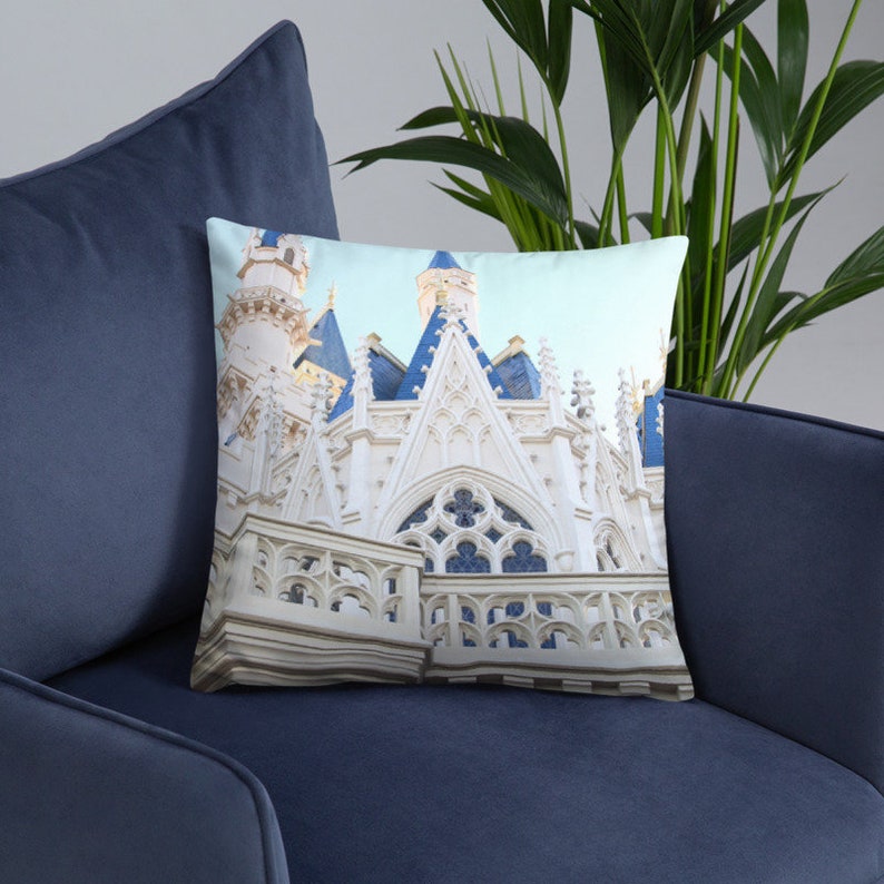 Magic Kingdom Pillow, Cinderella's Castle, Throw Pillow, Decor, Pillow ...
