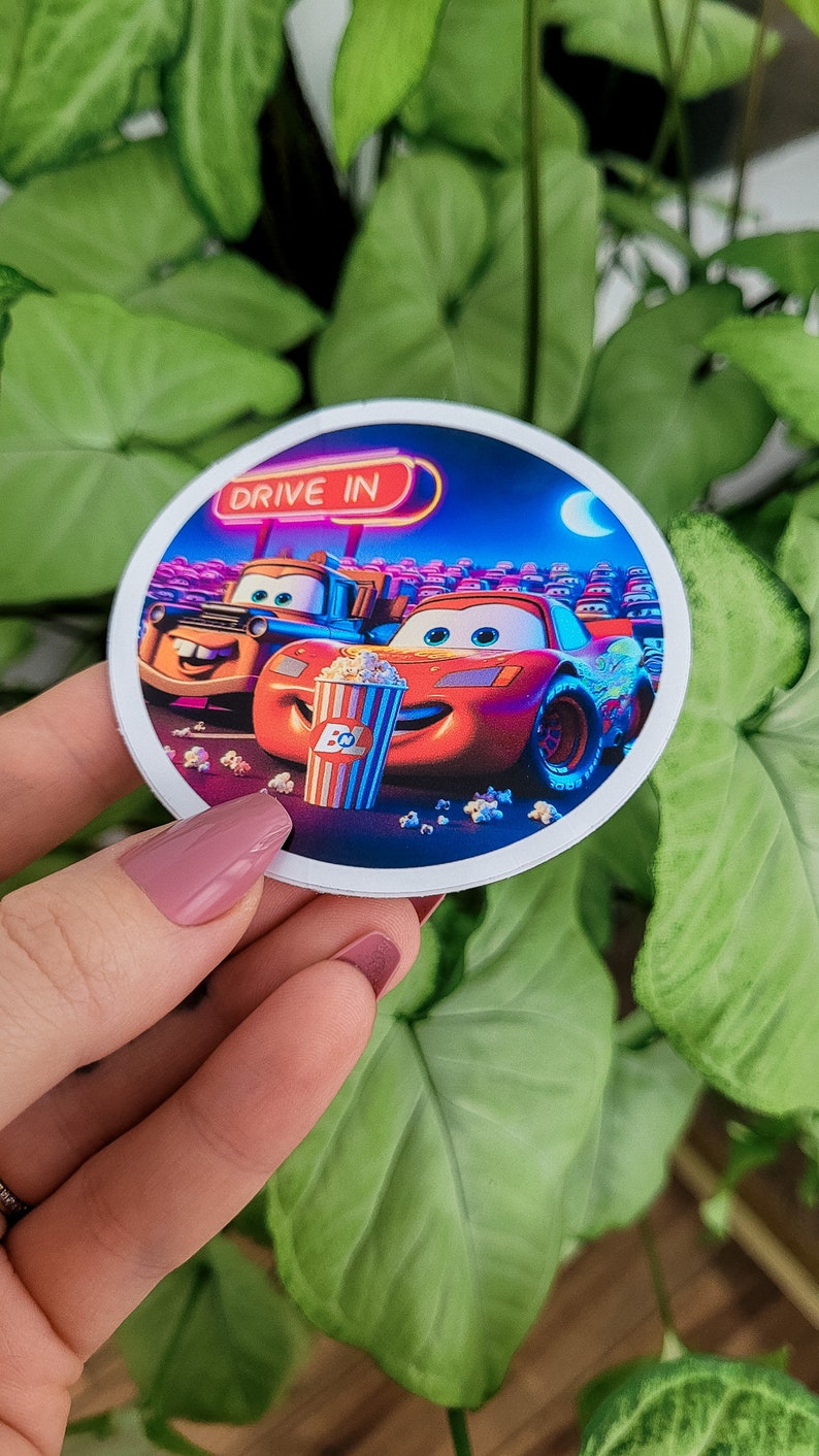 Cars Sticker, Lightning Mcqueen Sticker, Mater Sticker, Gift, Stickers ...