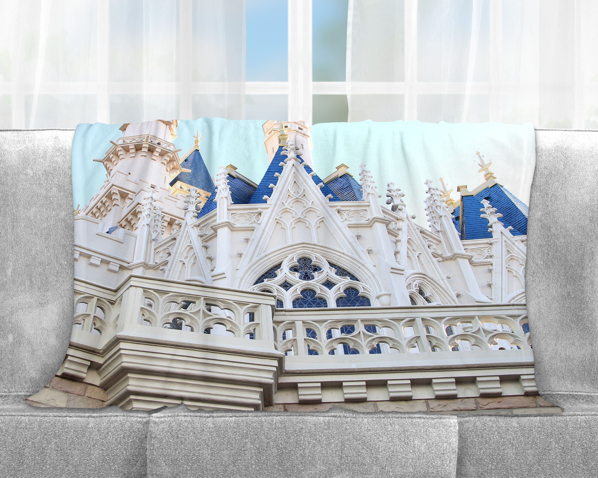 Cinderella's Castle Blanket Blanket Throw Blanket Home - Etsy