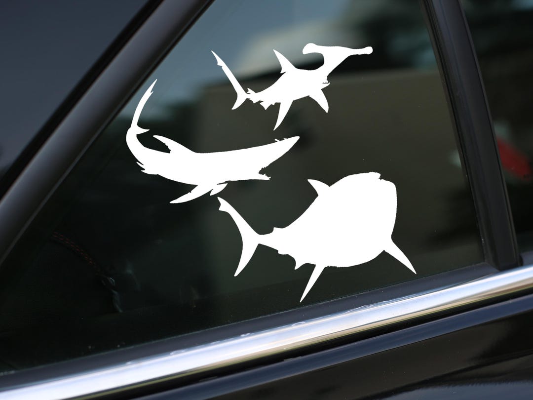 Shark Decal, Finding Nemo Decal, Car Decal, Wall Decal, Laptop Stickers ...