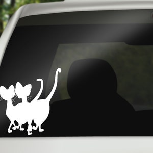 Siamese Cats Decal, Aristocats Decal, Car Decal, Wall Decal, Laptop ...