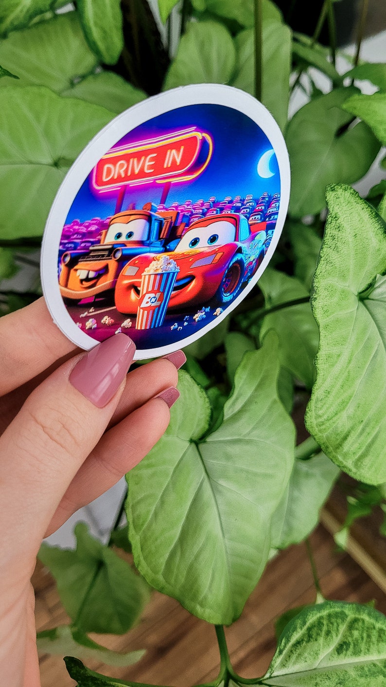 Cars Sticker, Lightning Mcqueen Sticker, Mater Sticker, Gift, Stickers ...
