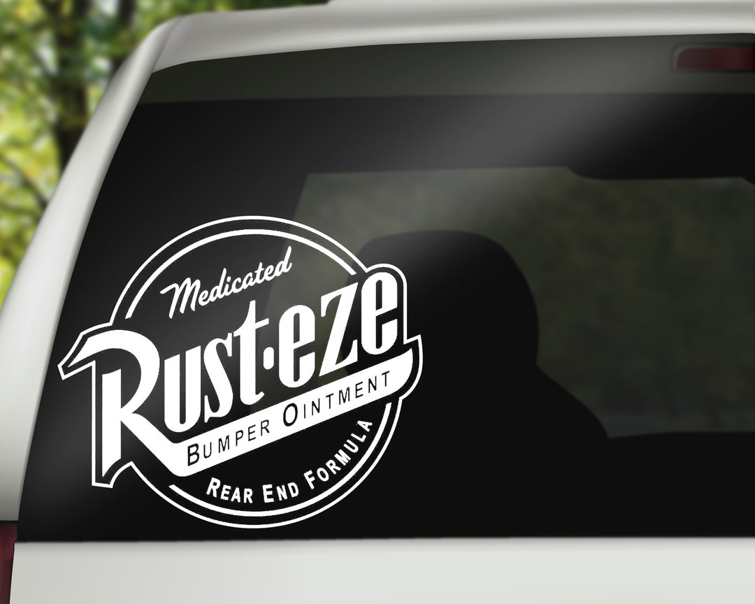 Rusteze Decal, Cars Decal, Mater, Car Decal, Wall Decal, Laptop Decal ...