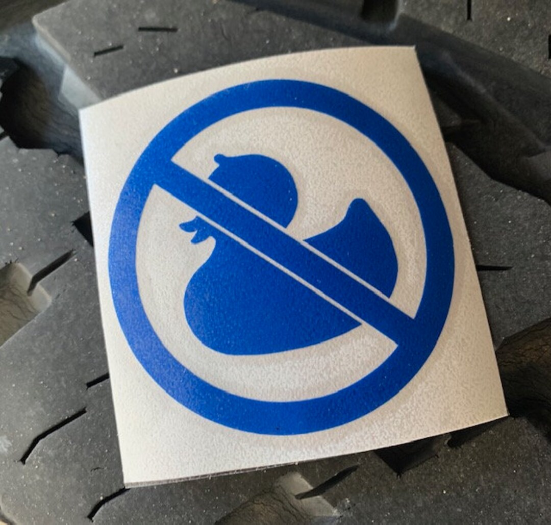 No Ducks Decal - Etsy