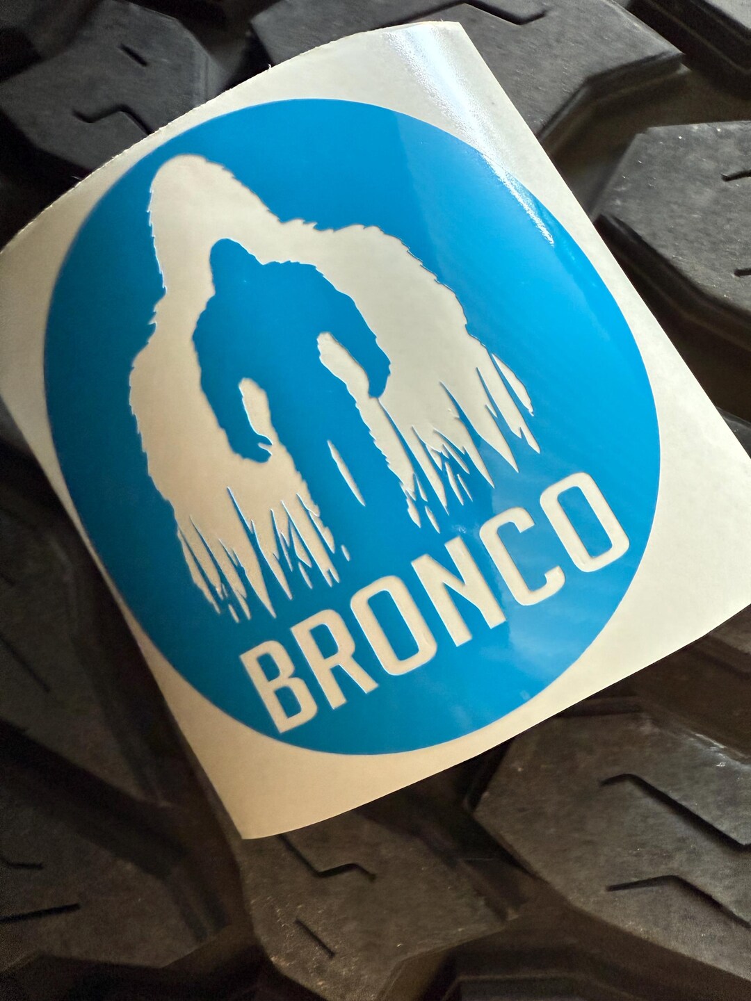 Sasquatch Bronco Decal - Etsy