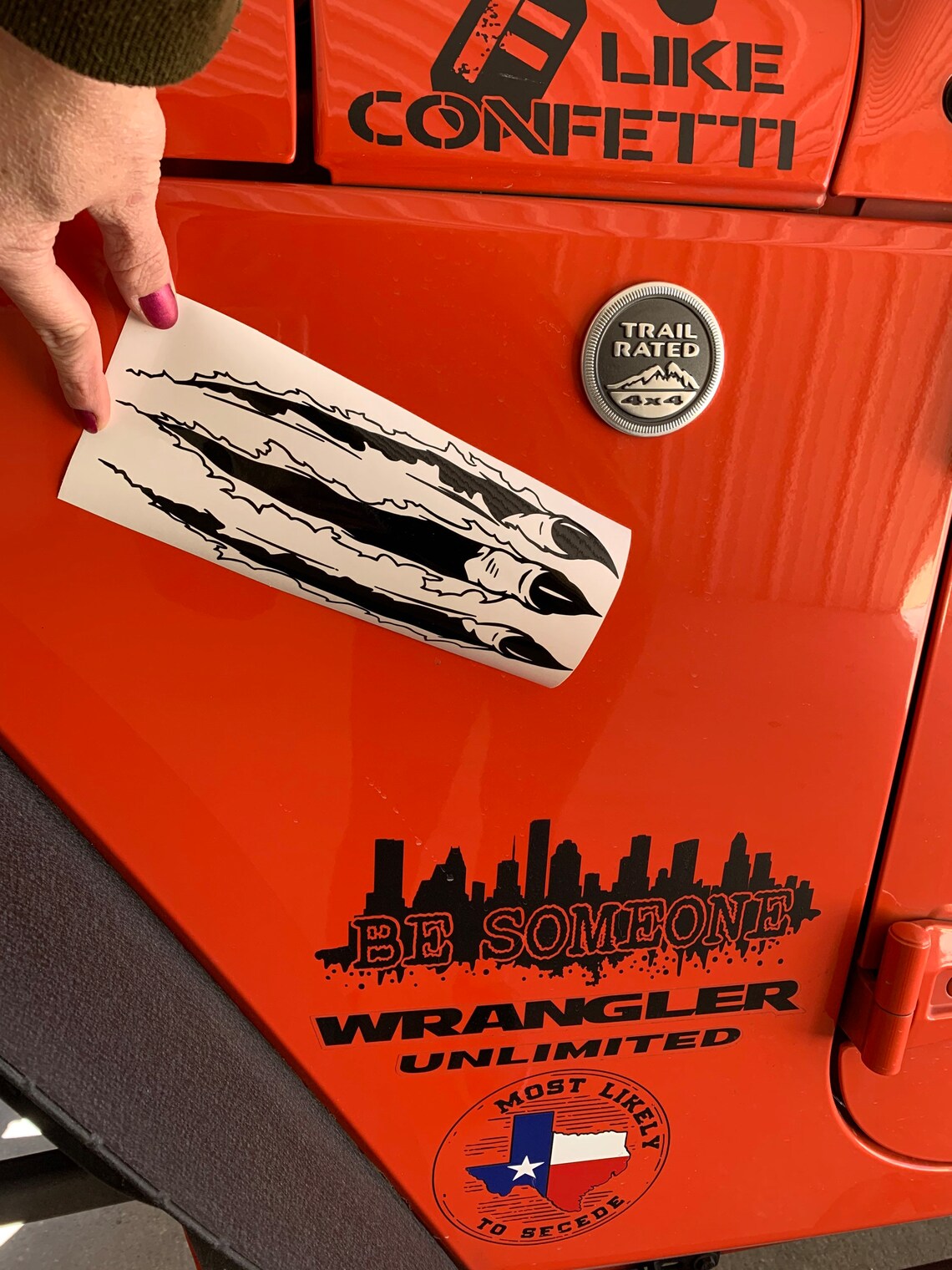 Claw Mark Decal - Etsy