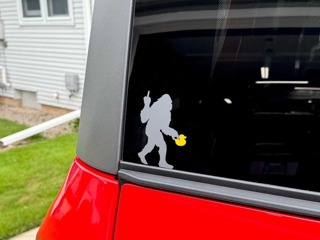 Grey Sasquatch Duck Thief - Etsy