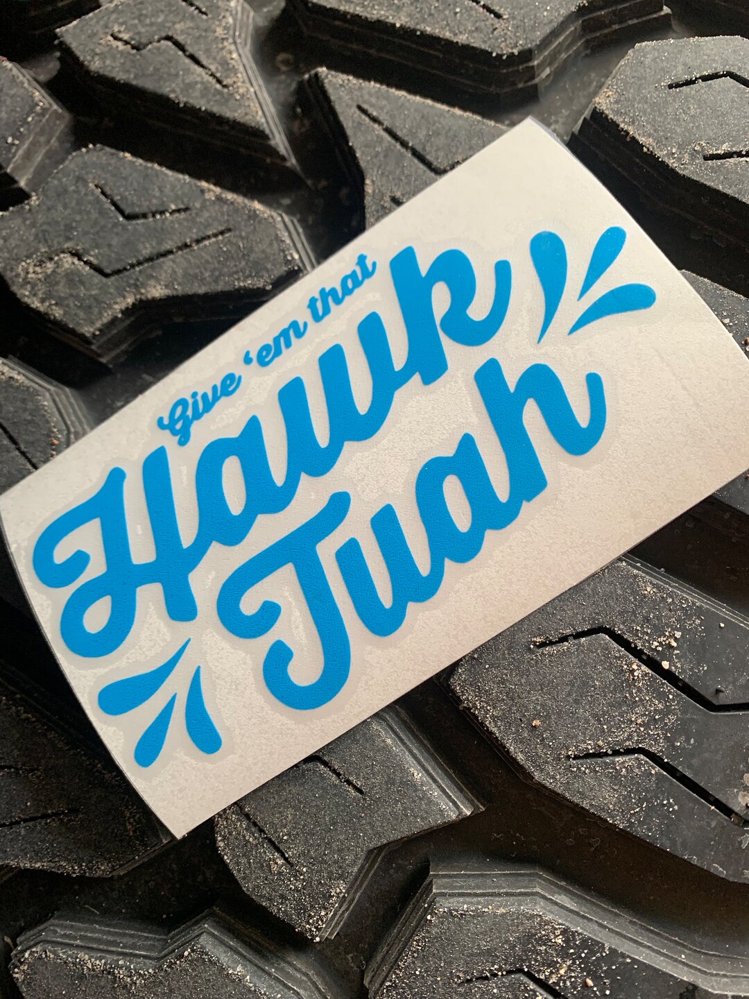 Give ‘em That Hawk Tuah Decal - Etsy
