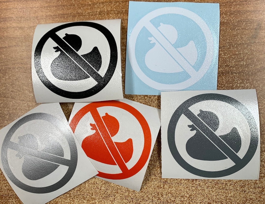 No Ducks Decal - Etsy