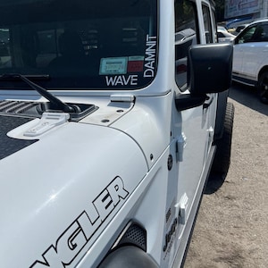 Wave Damnit Decal - Etsy