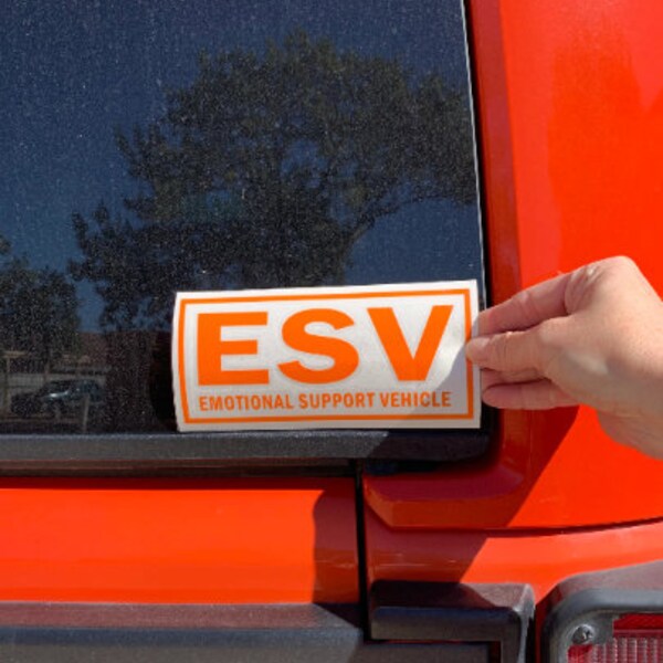 Emotional Support Vehicle for Jeep - Etsy