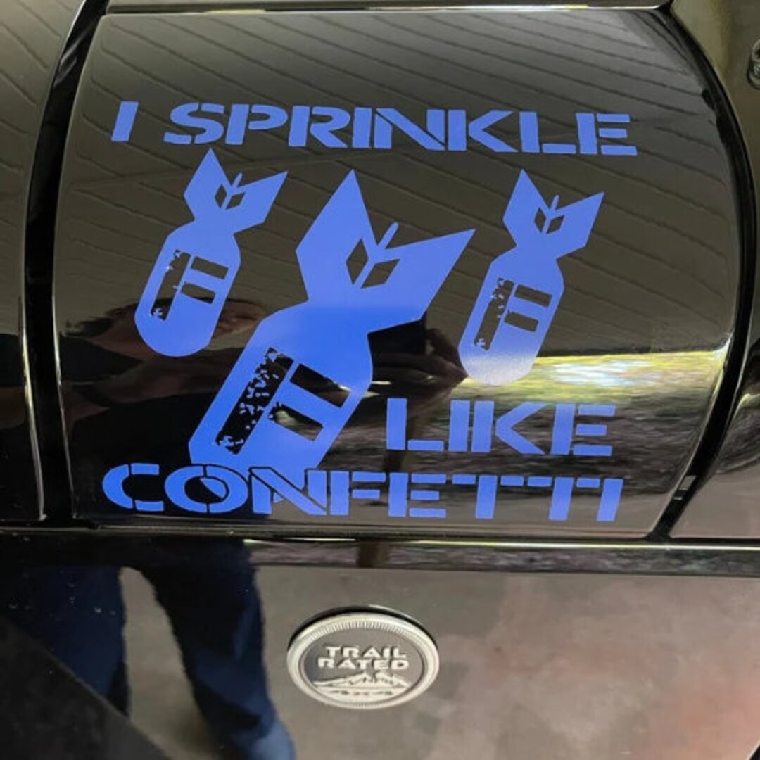 I Sprinkle Like Confetti Decal - Etsy