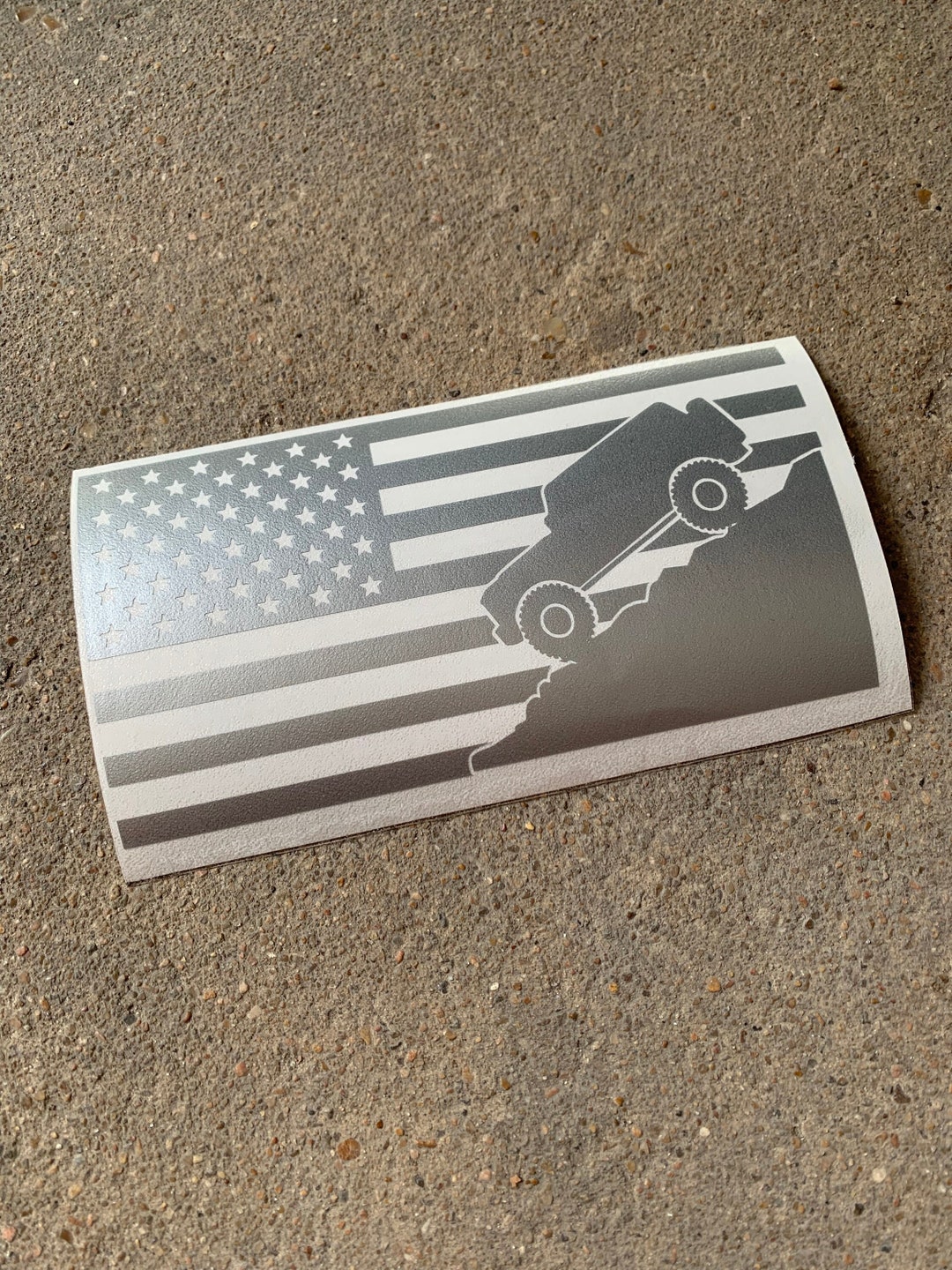 4x4 Crawling With American Flag - Etsy