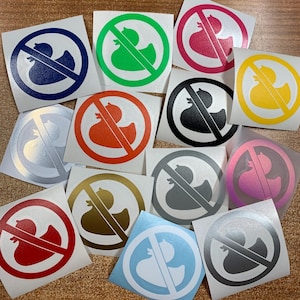 No Ducks Decal - Etsy