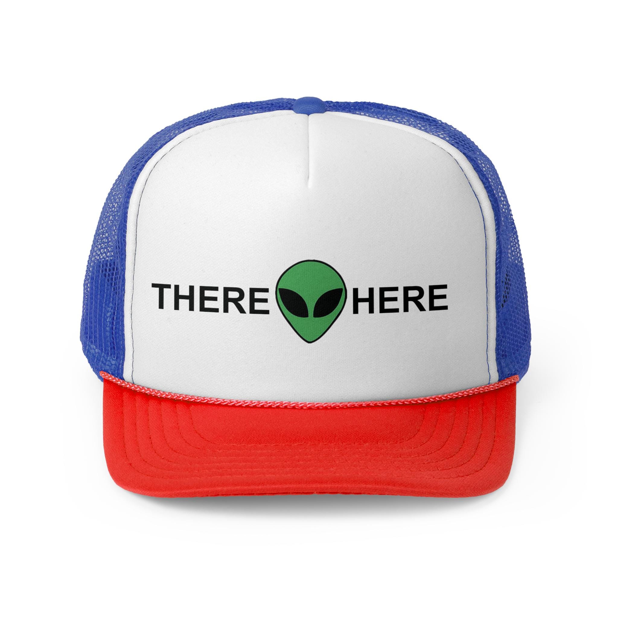 There Here Alien Trucker Hat - Etsy