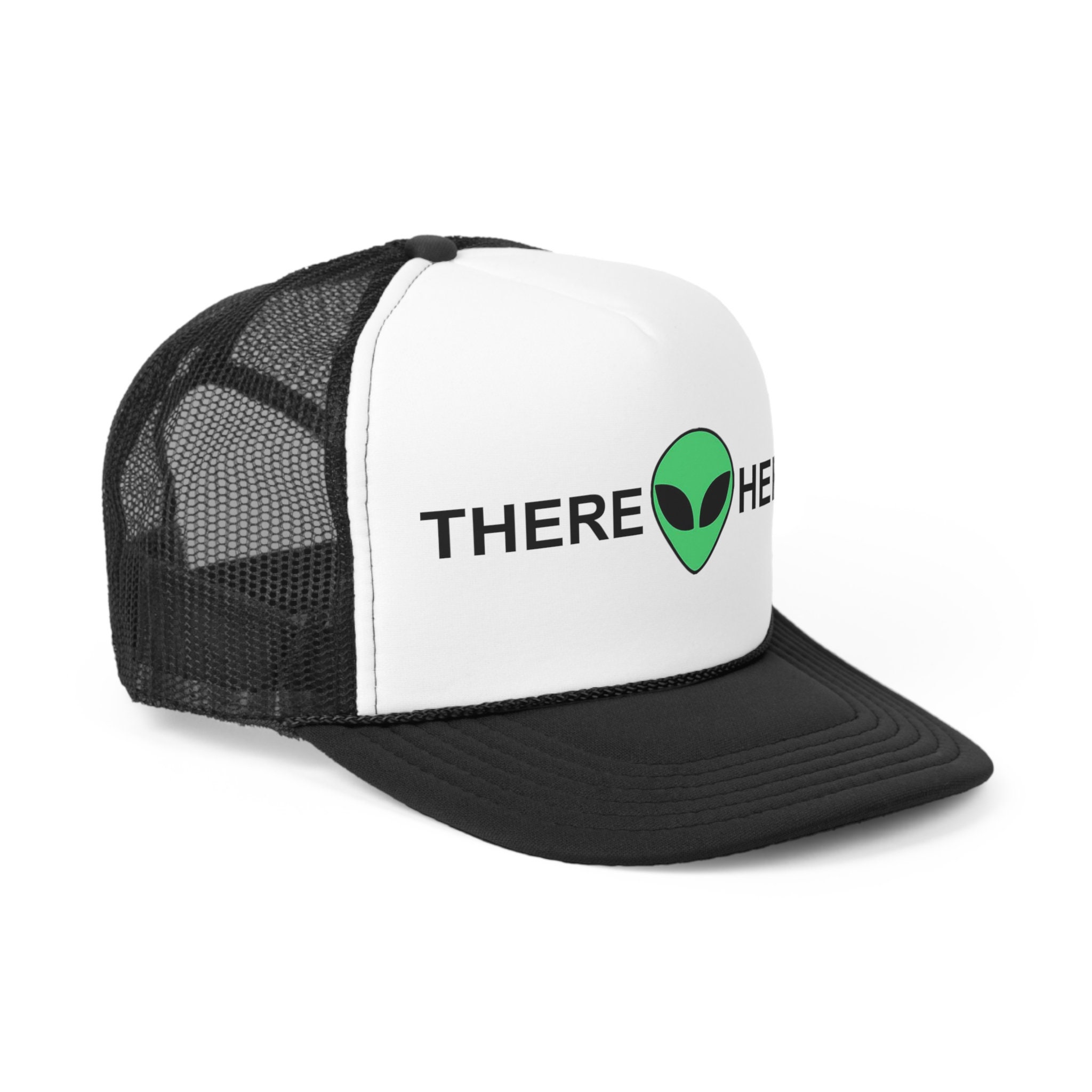 There Here Alien Trucker Hat - Etsy