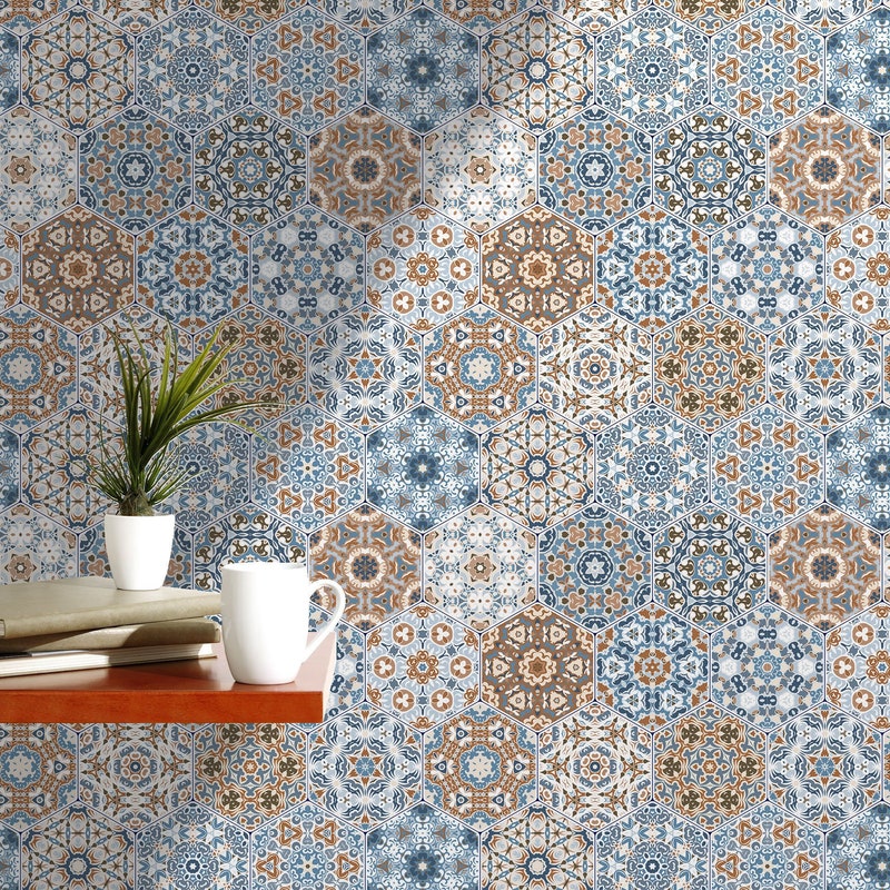 Terracotta Tile Mural - Etsy