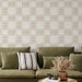 Soft Beige Checker Abstract Elegant Pattern Retro Vintage Wall Mural ...