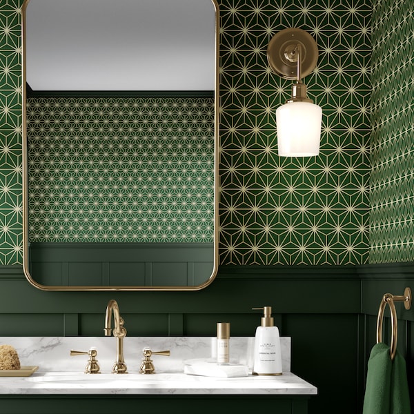 Modern Peel and Stick Wallpaper - Etsy