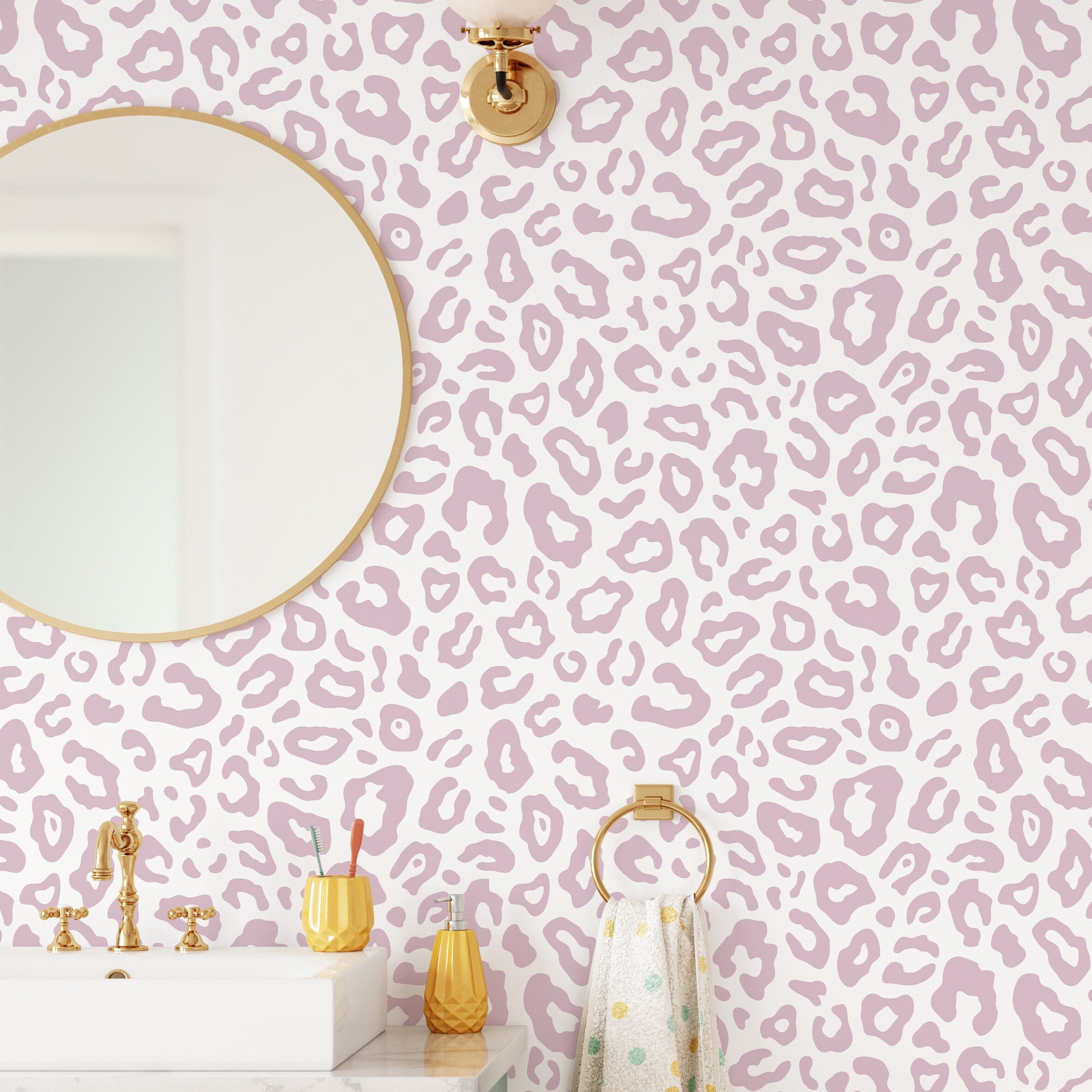 Love Pink Leopard Wallpaper