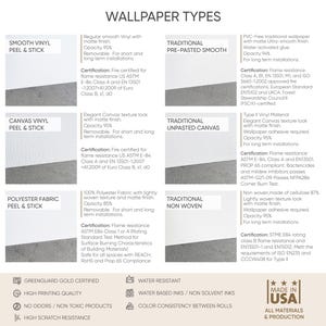 Misty Forest Peel and Stick Wall Mural - Dark Self Adhesive Wall Decal ...