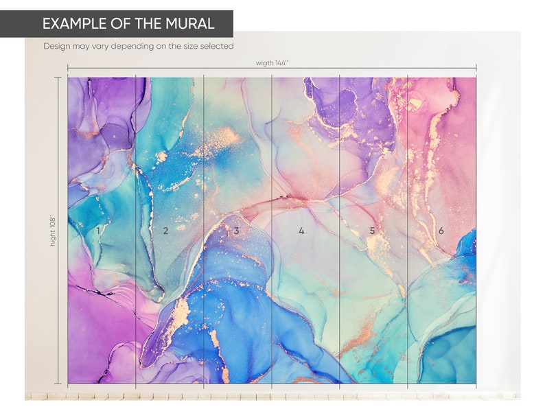 Watercolor Abstract Marble Wallpaper - Alcohol Ink Teal Blue Purple ...