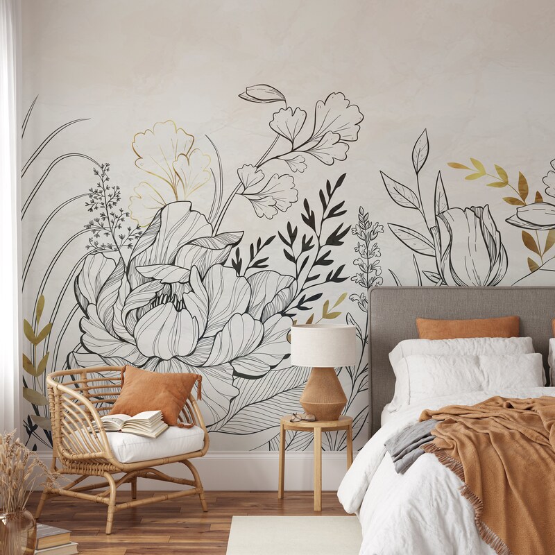Gold Wall Decals - Etsy
