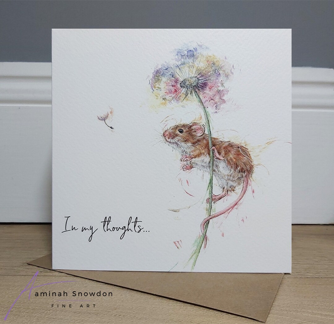 I Wish...- Mouse Greeting Card - Etsy