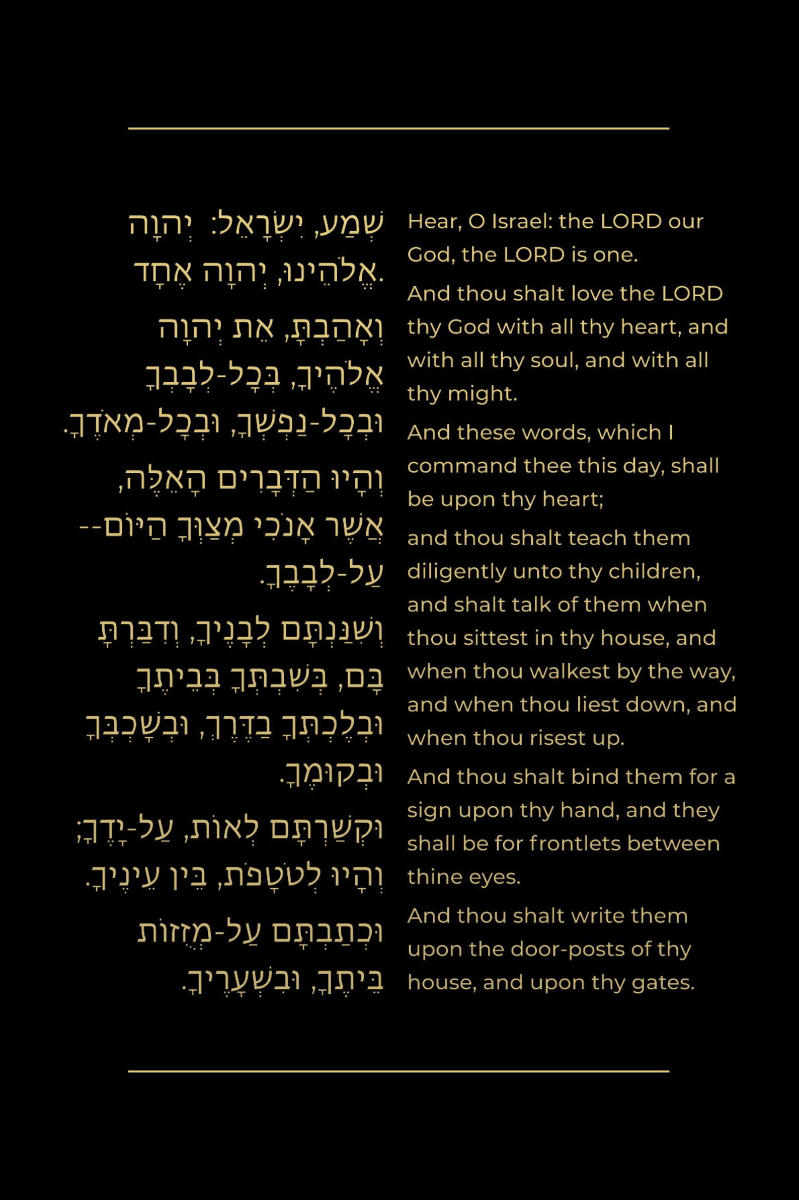 Poster: Shema Israel sh'ma Yisrael Inspirational & Motivational ...