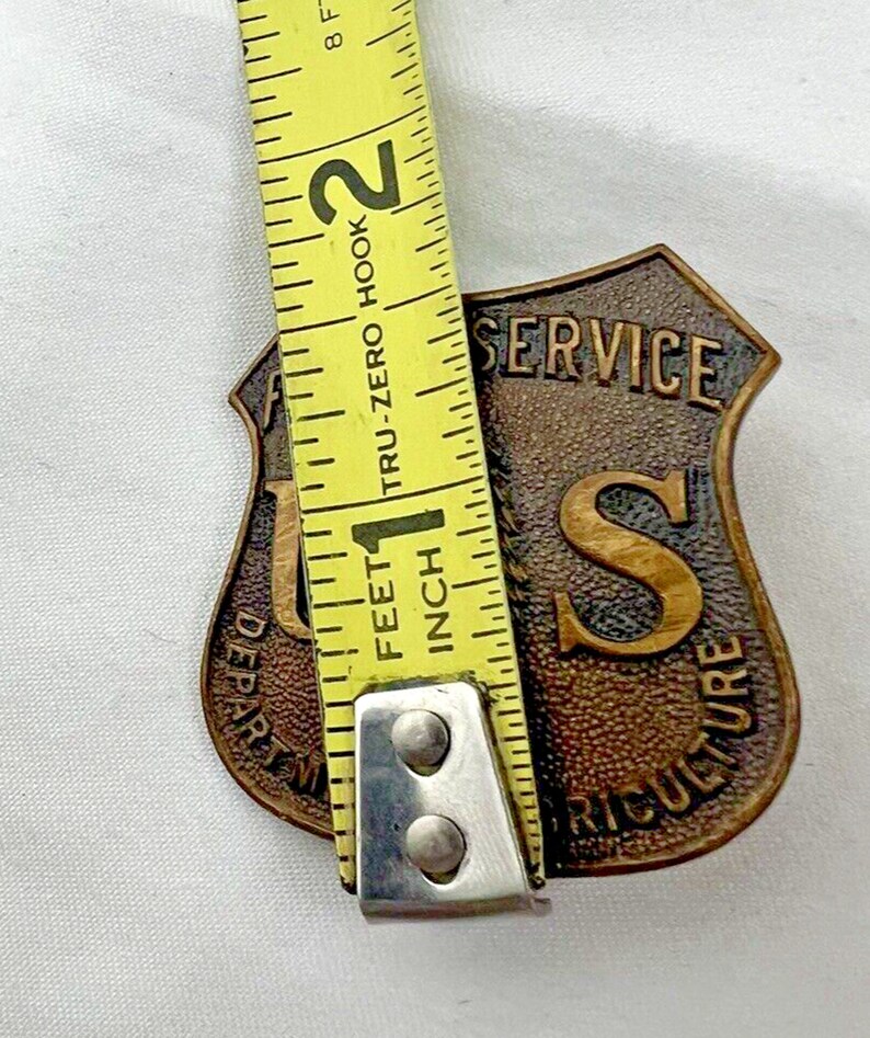 US Forest Service Ranger Badge Brass Vintage Early to Mid 1900's No Pin ...