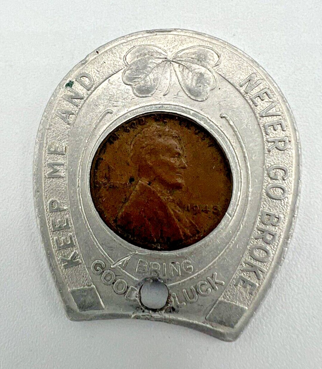 Encased Bell Shaped Good Luck Penny Castor Electric Co Whittier Wheat ...