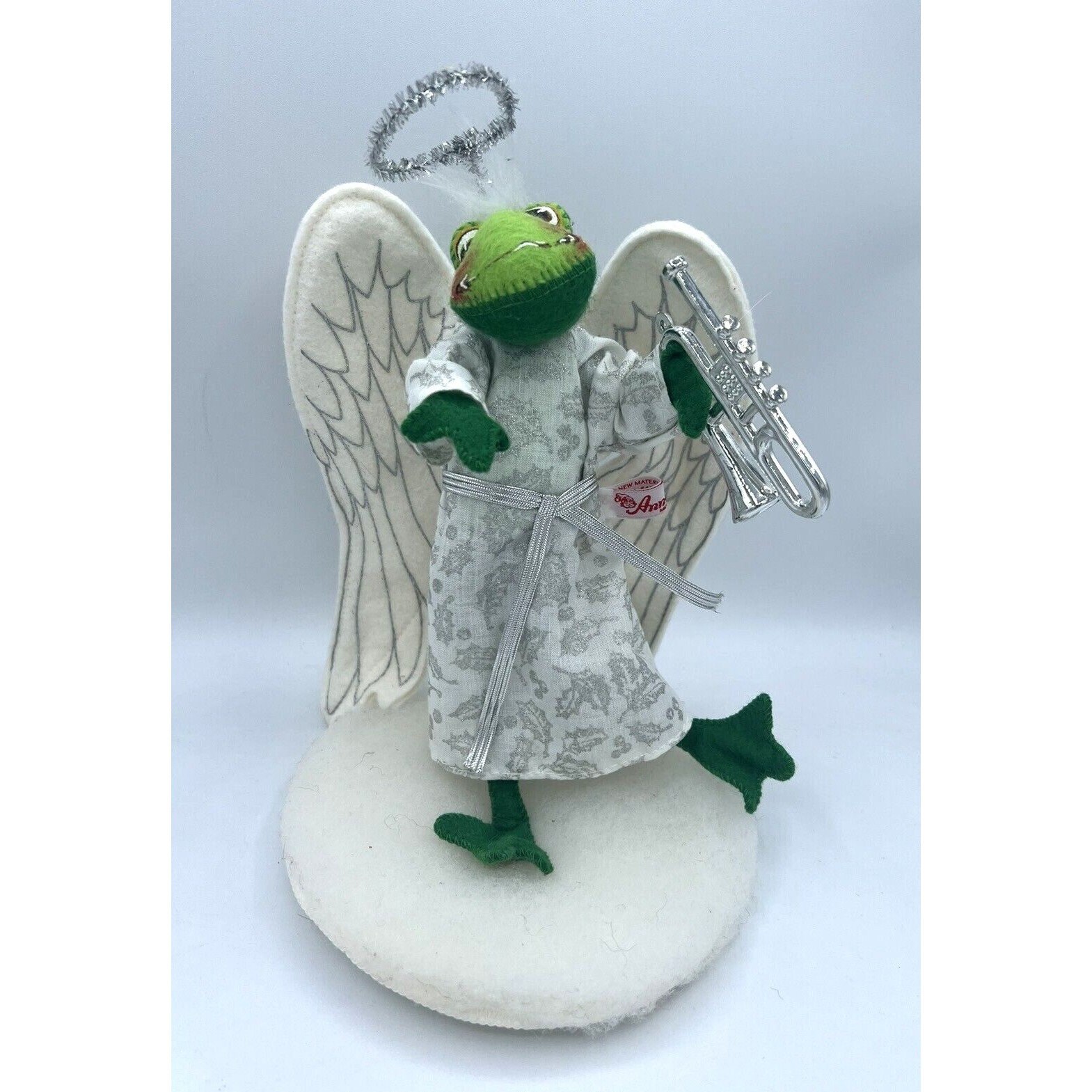 Annalee 10" Felicity Angel Frog With Trumpet 808198 Christmas 1998 - Etsy