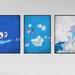 Popplio Evolution Poster Set Wall Art Print - Etsy