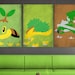 Turtwig Evolution Poster Set Turtwig Grotle Torterra Poster - Etsy