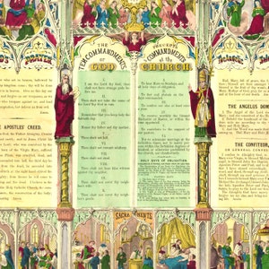 1870 Holy Roman Catholic Faith Poster Bible Verses Poster Biblical Wall ...