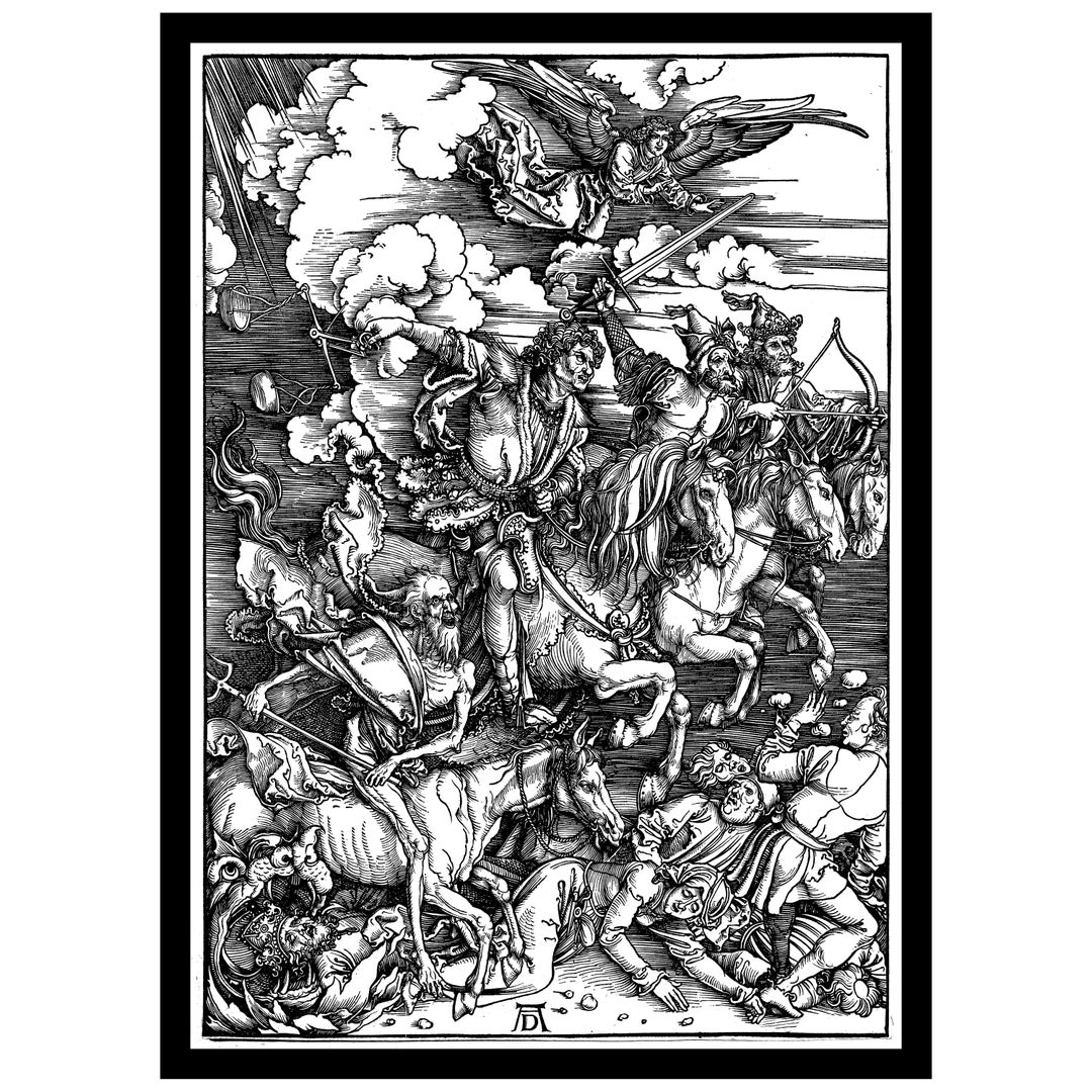 Albrecht Dürer Four Horsemen of the Apocalypse Print Poster - Etsy