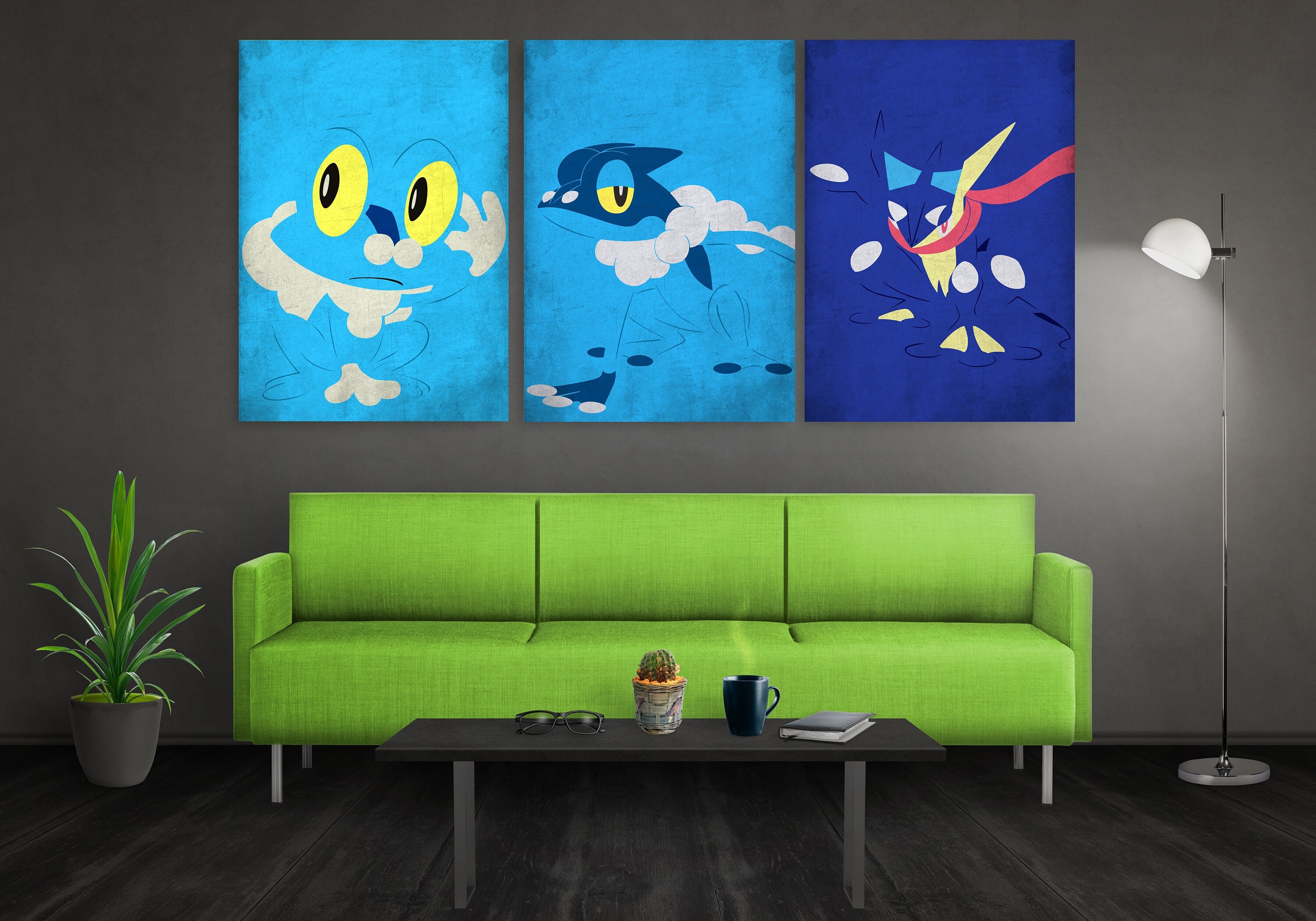 Froaki Evolution Poster Set Froakie Frogadier Greninja Poster - Etsy Canada