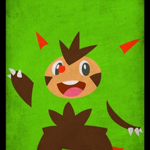 Chespin Quilladin Chesnaught Poster Set Chespin Evolution Wall Art ...