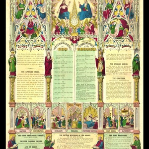 1870 Holy Roman Catholic Faith Poster Bible Verses Poster Biblical Wall ...