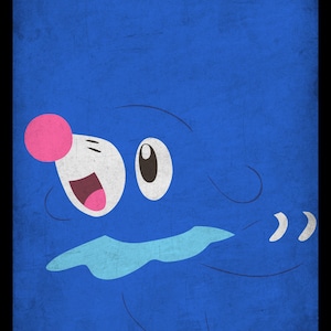 Popplio Evolution Poster Set Wall Art Print - Etsy
