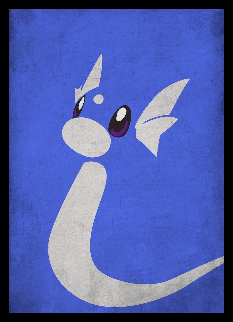 Dratini Evolution Poster Set - Etsy