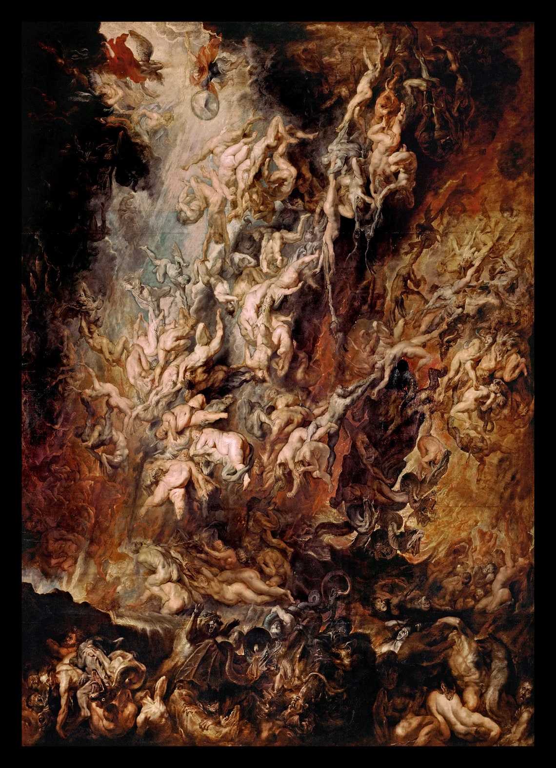 Peter Paul Rubens - the Fall of the Damned Print the Fall of the Rebel ...