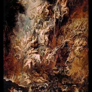 Peter Paul Rubens - the Fall of the Damned Print the Fall of the Rebel ...