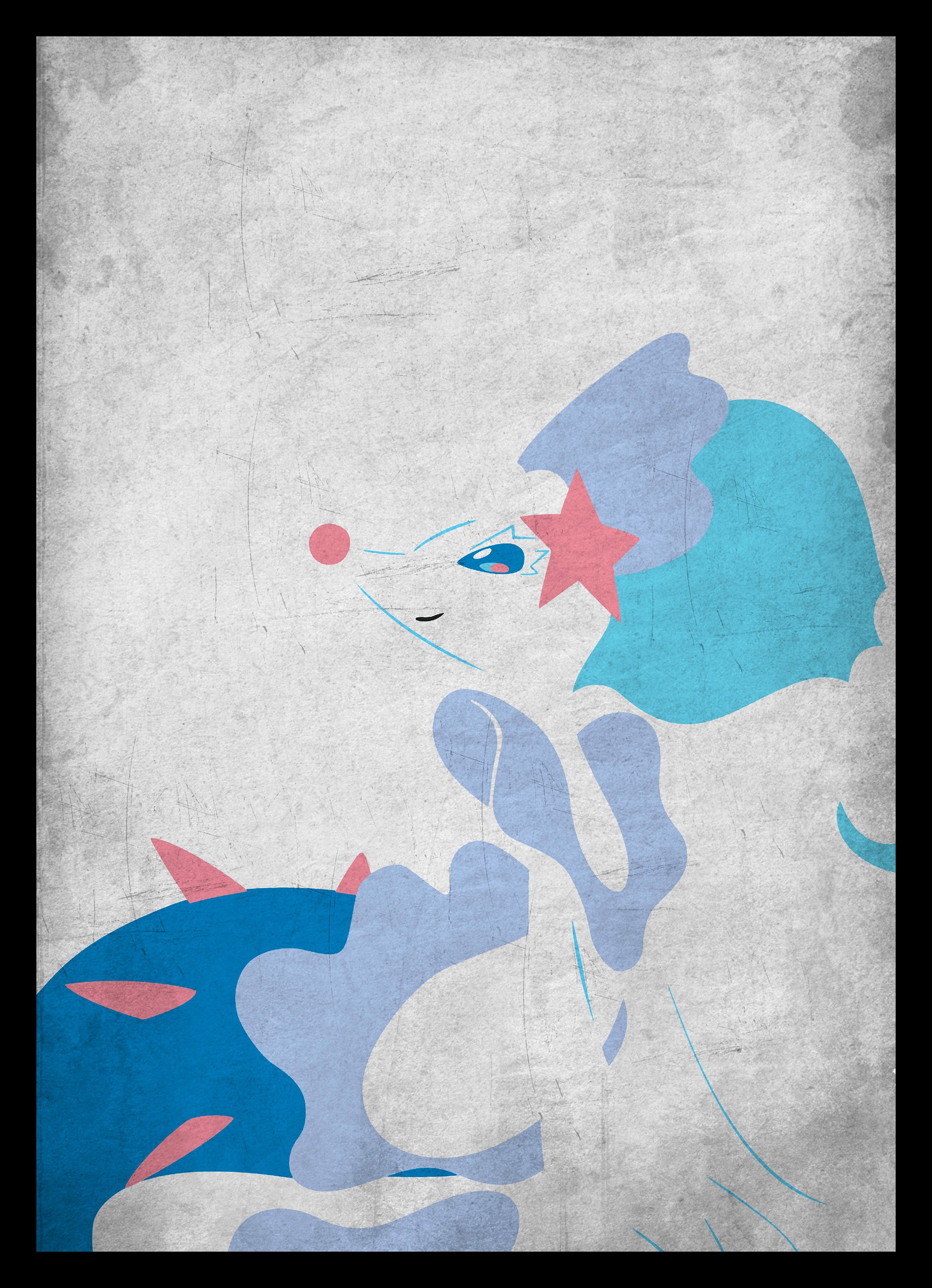 Popplio Evolution Poster Set Wall Art Print - Etsy