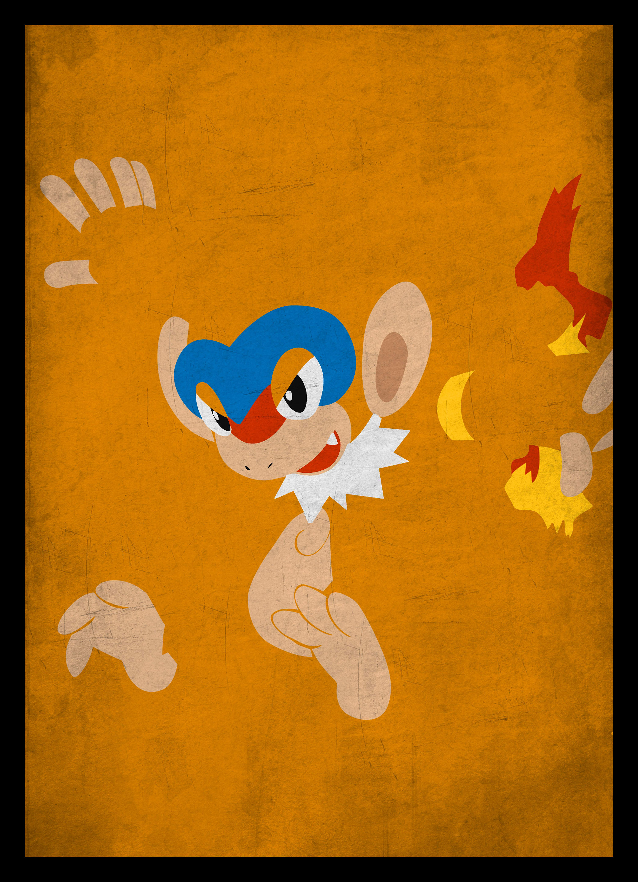 Chimchar Evolution Poster Set Chimchar Monferno Infernape Poster Set ...