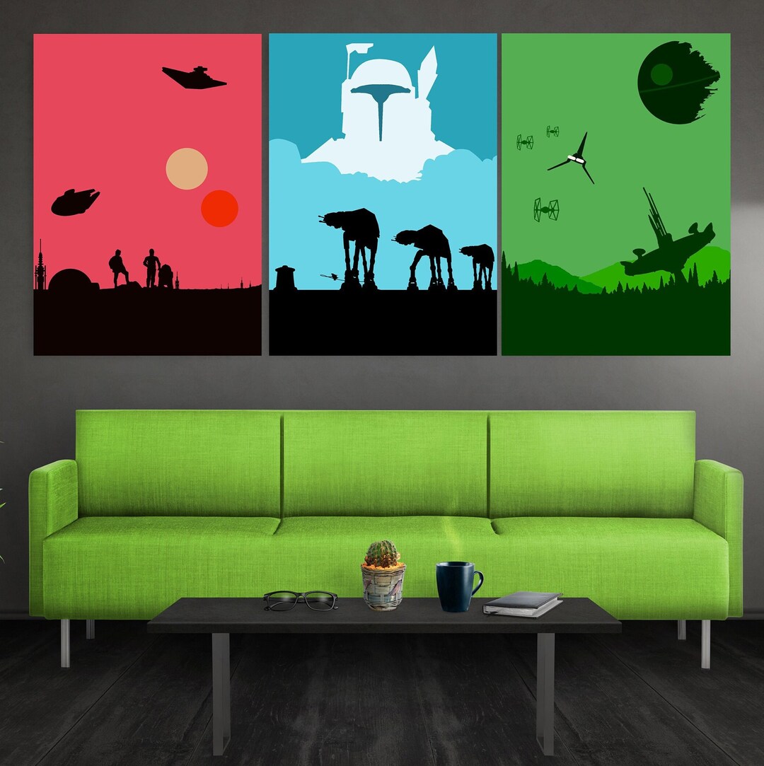 Classic Trilogy Star Wars Poster Set - Etsy